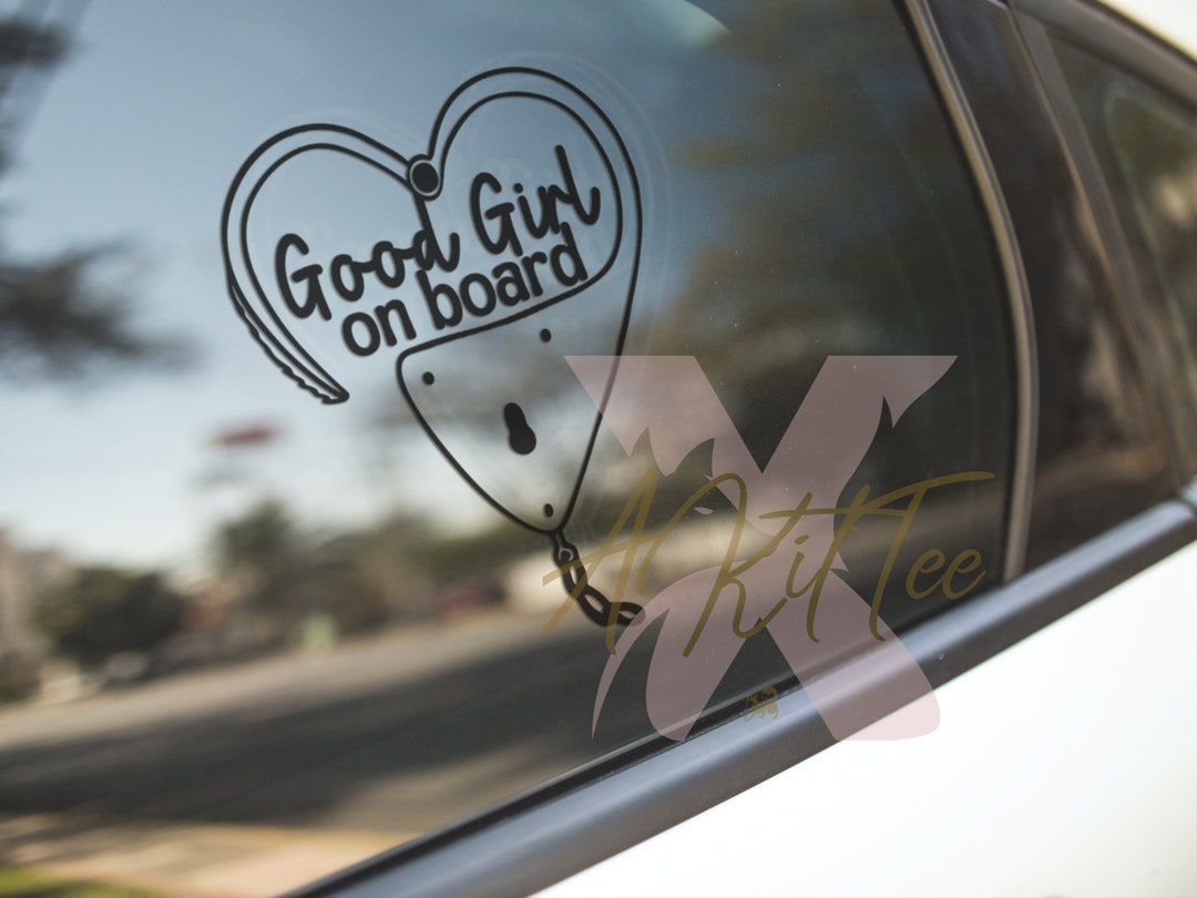 Good Girl on Board Decal Good Girl Car Decal Kinky - Etsy