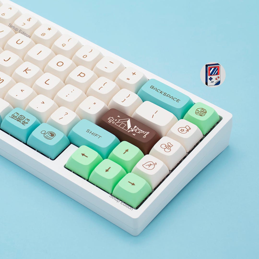 Islander 134 Piece Keycap Set Mx Switch Mechanical Keyboard PBT Dye ...