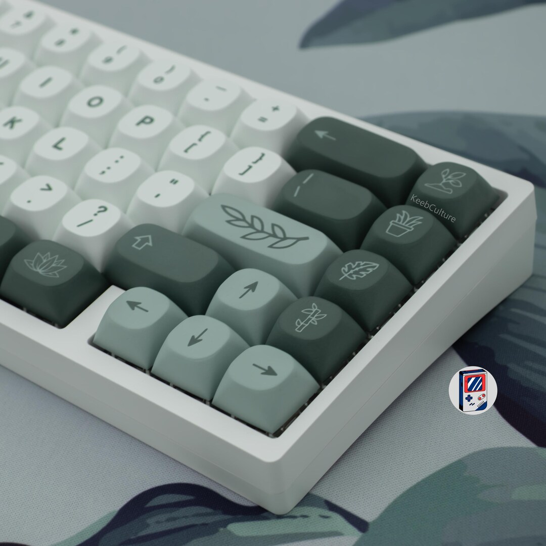 Botanical Keycap Set 140 Piece - PBT Keycap Set, MA Profile Keycaps ...