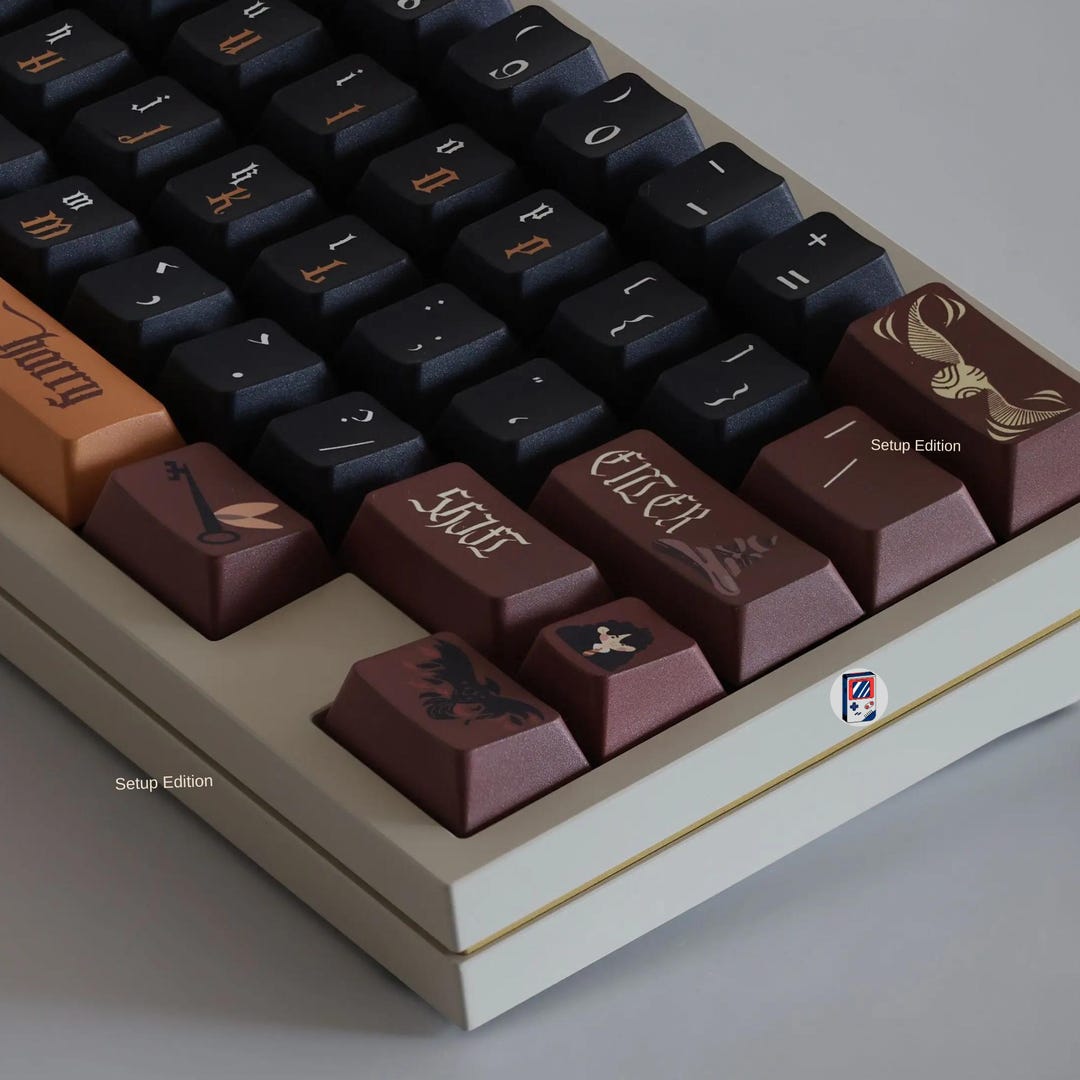 Harry Potter -inspired Keycap Set | 143 Piece Custom PBT Handmade ...