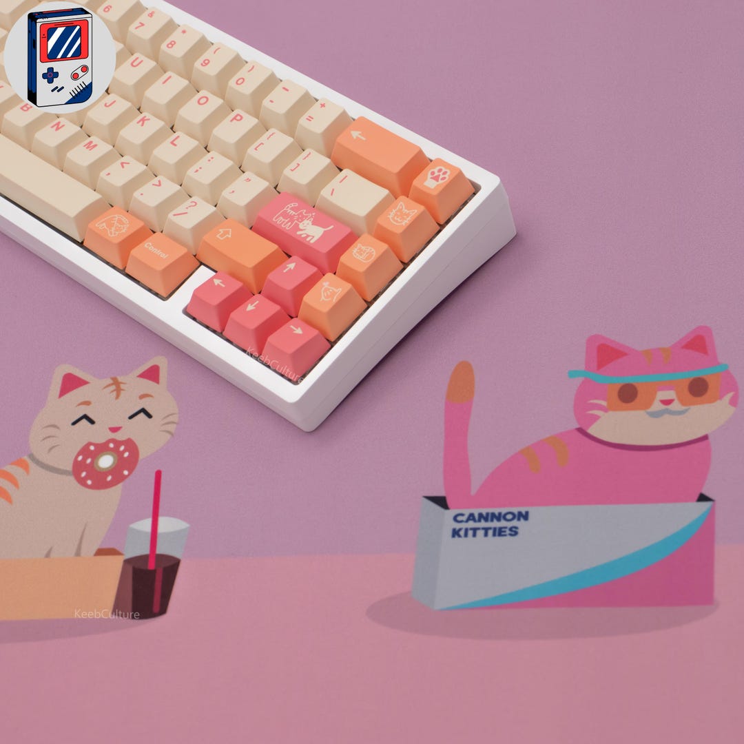 Orange Boi Keycap Set 130 Plus Keys PBT Sub Dye Mx Switch Keyboard PBT ...