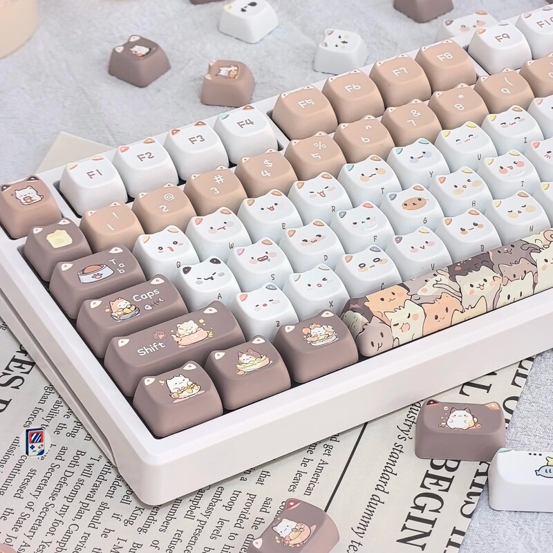 Korean English Keycaps - Etsy