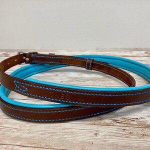 Personalized Horse Neck Strap - 3/4" Wide Full Grain Leather W ...