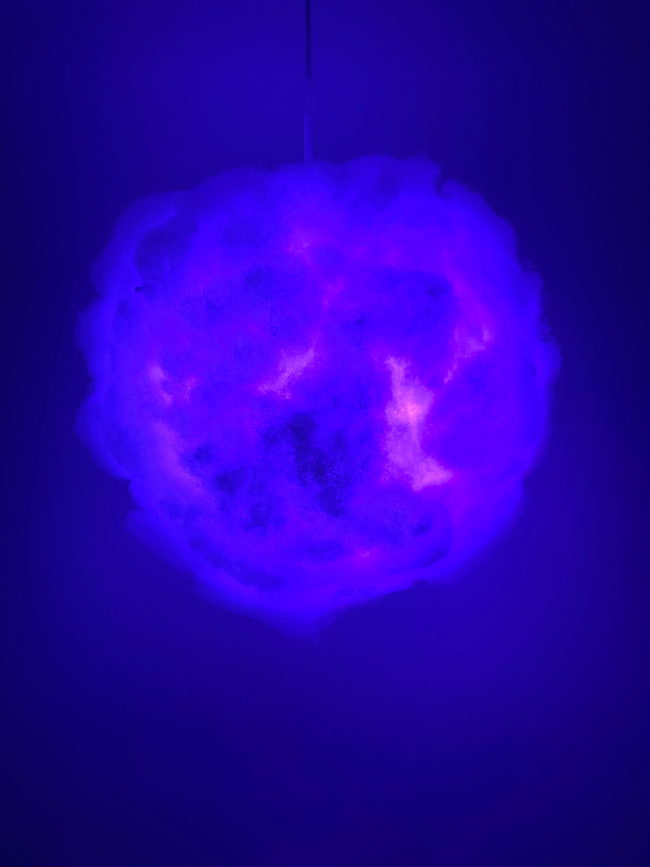 13” Led Hanging Cloud Lamp, Large Multicolor LED Cloud Lamp, Dreamy ...