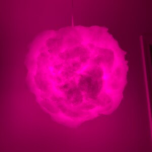 13” Led Hanging Cloud Lamp, Large Multicolor LED Cloud Lamp, Dreamy ...