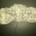 24” Multicolored LED Cloud Lamp, LED Cloud Light, Large Hanging Cloud ...