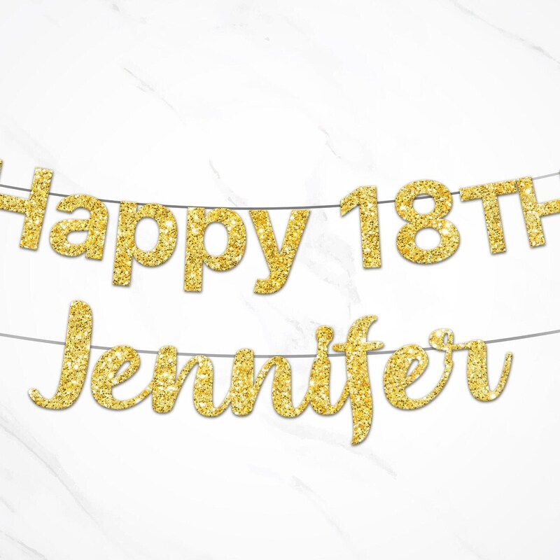 18th Birthday Banner - Etsy