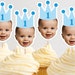 Face Cupcake Toppers, Baby Face Toppers, First Birthday Decor, Custom ...