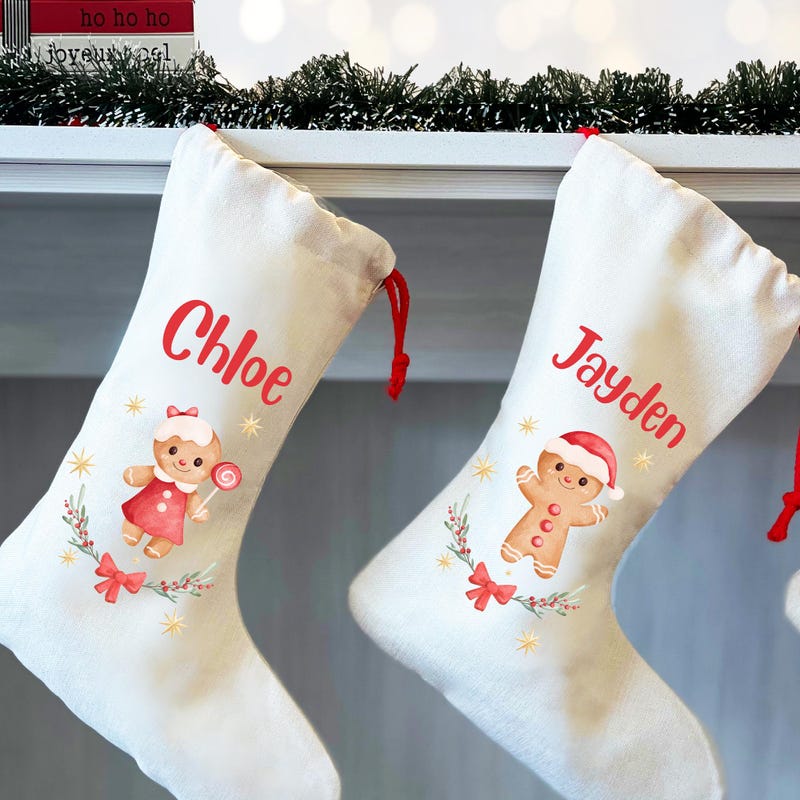 Gingerbread Stocking - Etsy