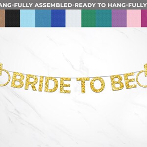 Bride to Be Banner, Bridal Shower Banner, Bridal Shower Decorations ...