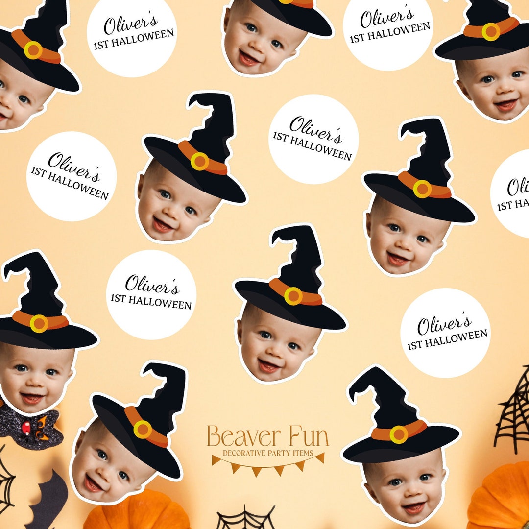 Baby Face Confetti Custom Head Birthday Confetti Halloween Party ...