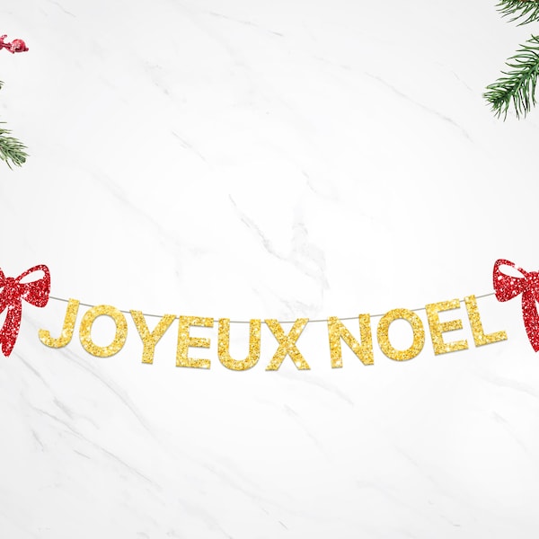 Joyeux Noel Sign - Etsy