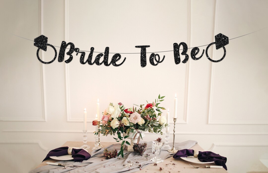 Bride to Be Banner, Bridal Shower Banner, Bridal Shower Decorations ...