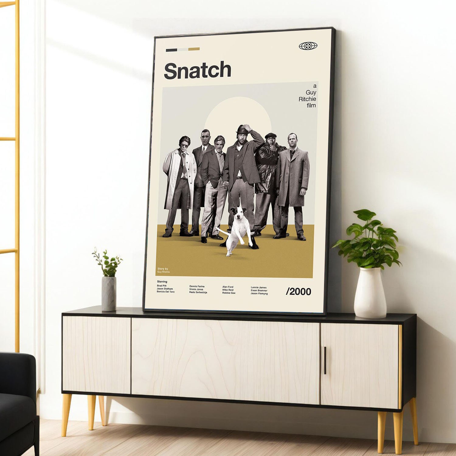 Mid Century Modern Snatch Movie Poster Vintage Halloween - Etsy