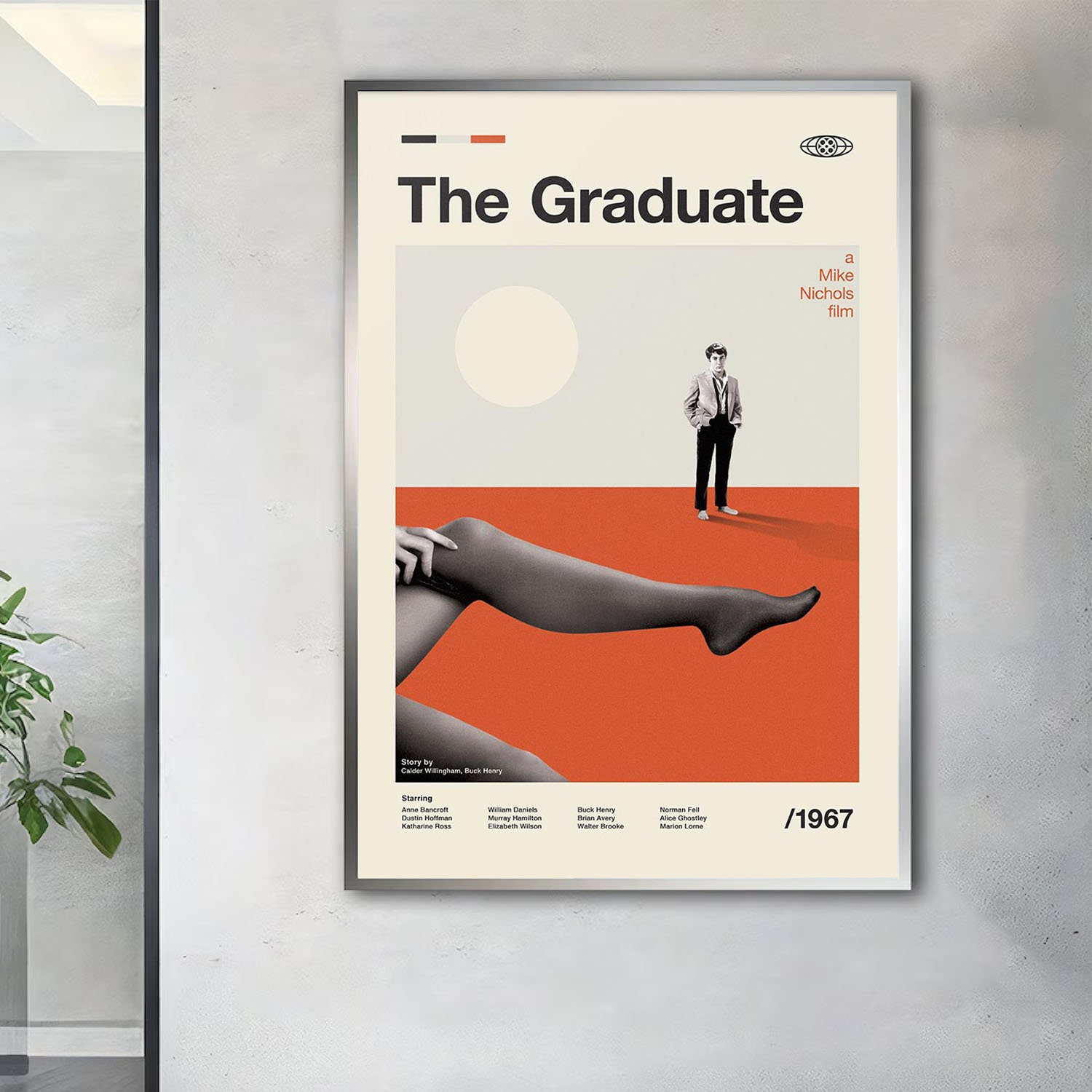 Mid Century Modern the Graduate Movie Poster Vintage - Etsy