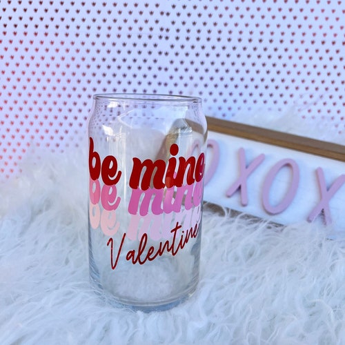 XOXO Glass Can Iced Coffee Cup Soda Glass - Etsy