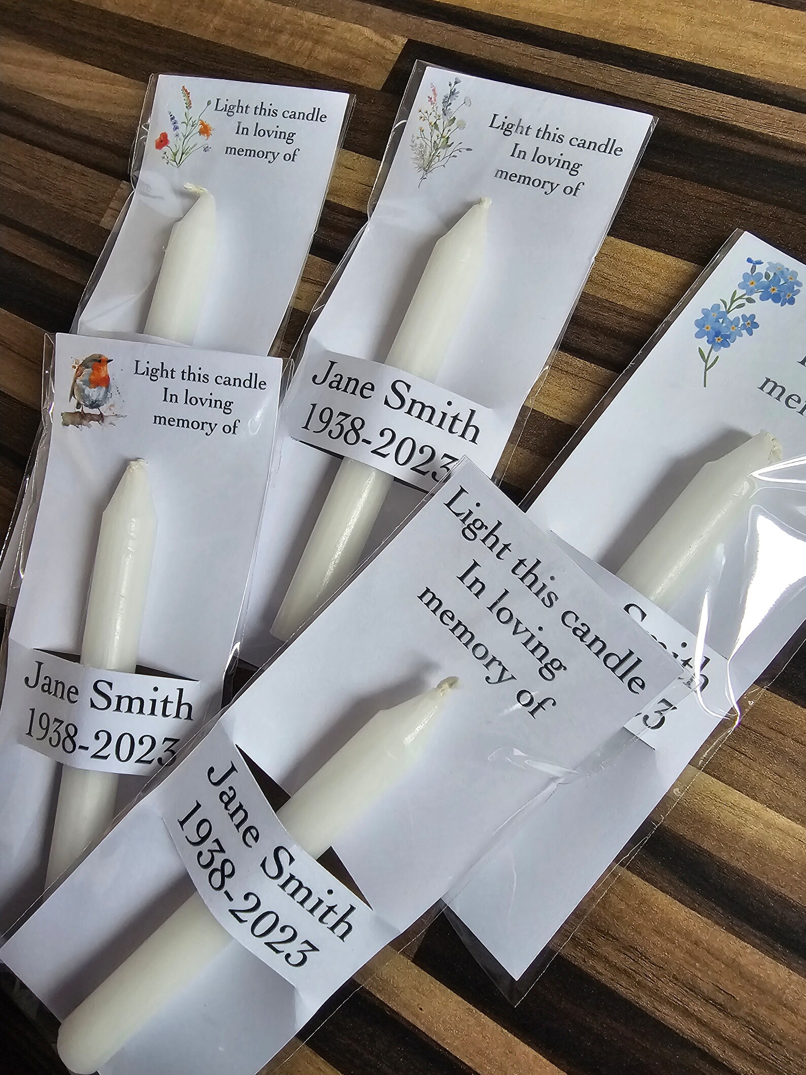 Funeral Candles Favour Memorial Candle to Remember a Loved One. All ...