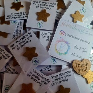 Class Gifts End of Year Wooden Gold Star Personalised School Pupil ...