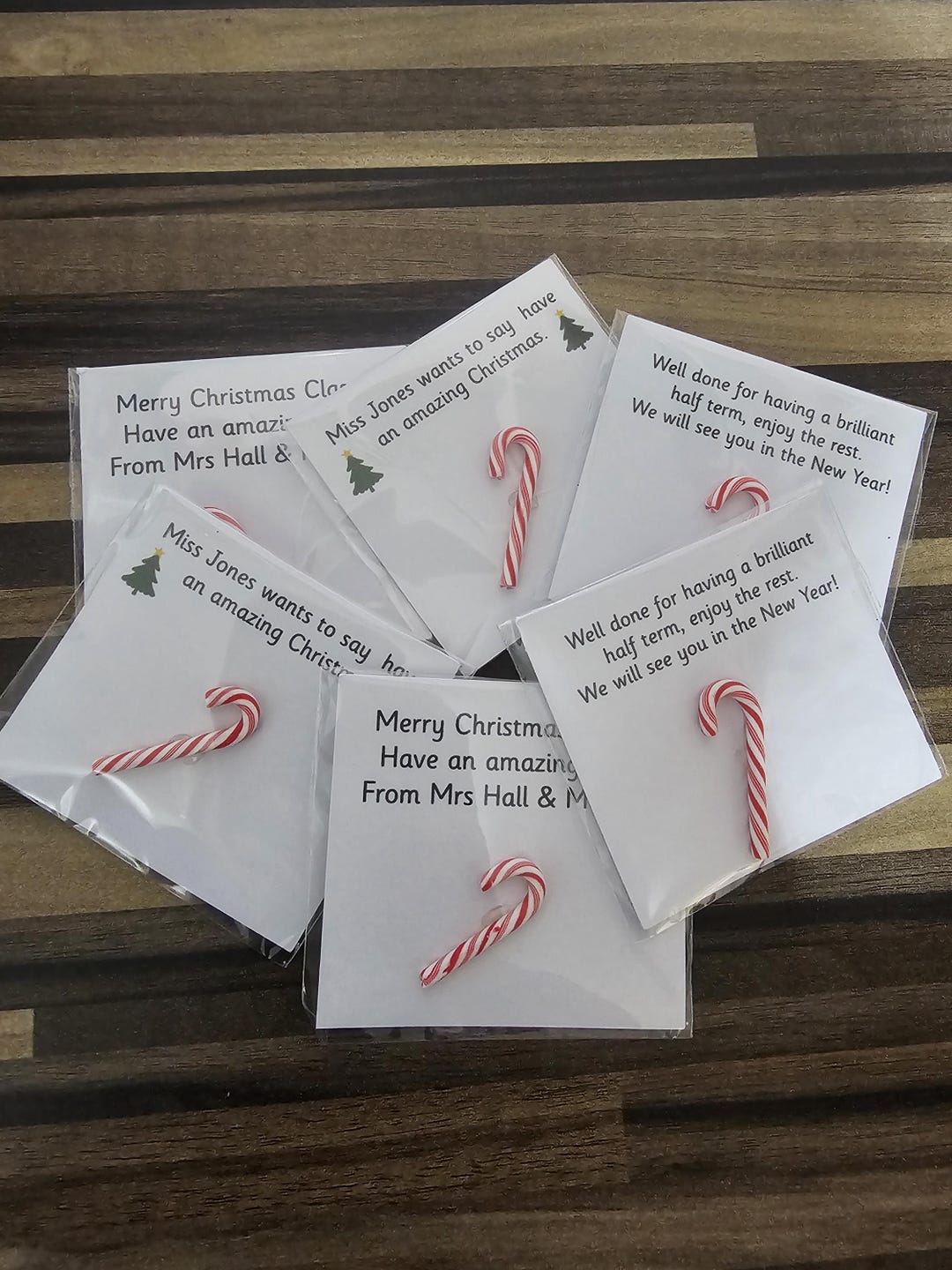 Christmas Themed Personalised School Class Gifts Pupil Student Leavers ...