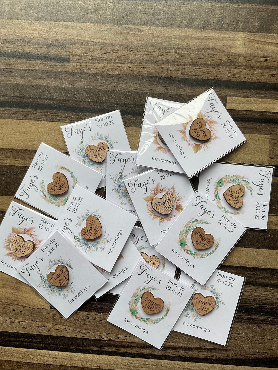 Personalised Hen Do Favours Favors Party Night Weekend Floral Party Bag ...