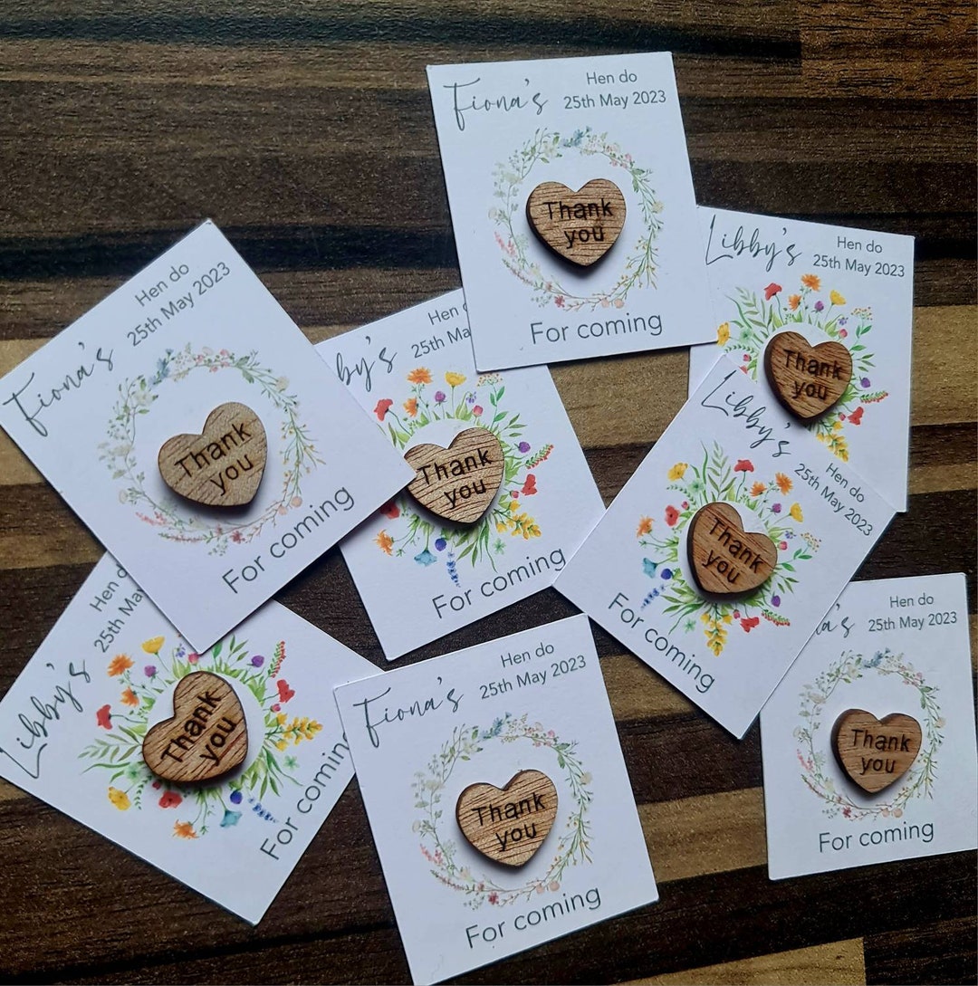 Personalised Hen Do Favours Favors Party Night Weekend Floral Party Bag ...