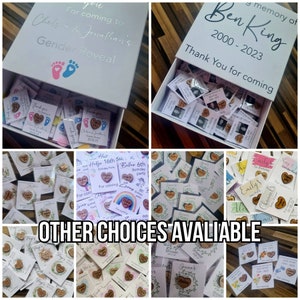 Funeral Favor Memorial Favours or Use Your Own Image Personalised ...