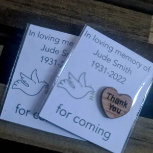 Funeral Favor Memorial Favours or Use Your Own Image - Etsy