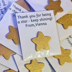 Wooden Gold Star Personalised School Class Gifts Pupil Student - Etsy