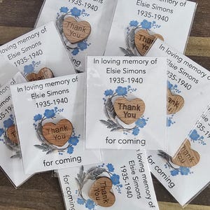 Funeral Favor Memorial Favours or Use Your Own Image Personalised ...
