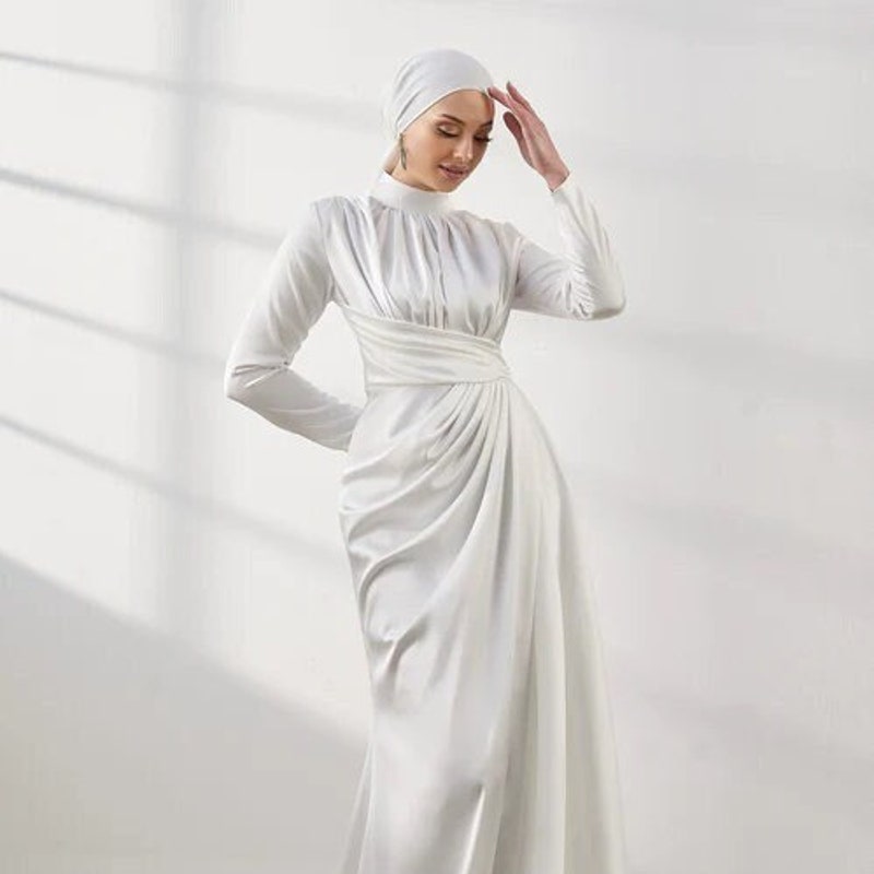 Red Muslim Wedding Dress - Etsy