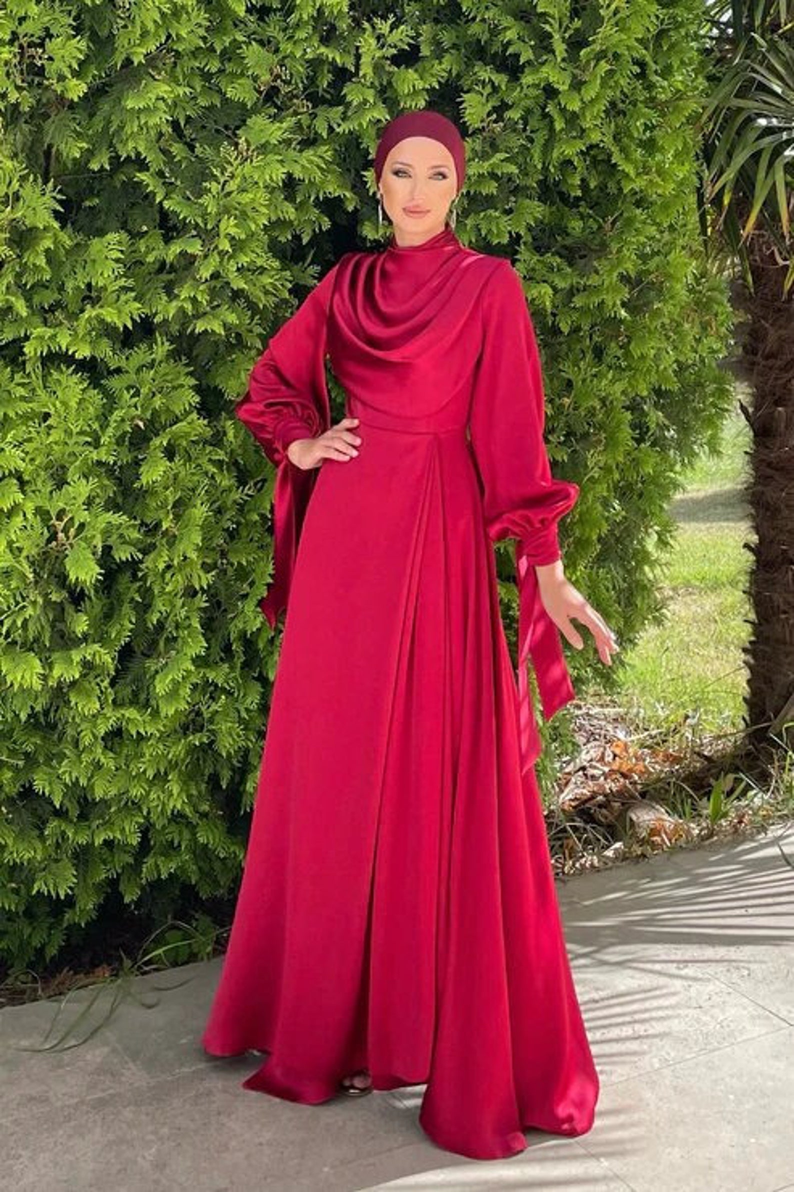 Islam Wedding Dress Muslim Evening Dress Modest Prom Dress Hijab Dres ...
