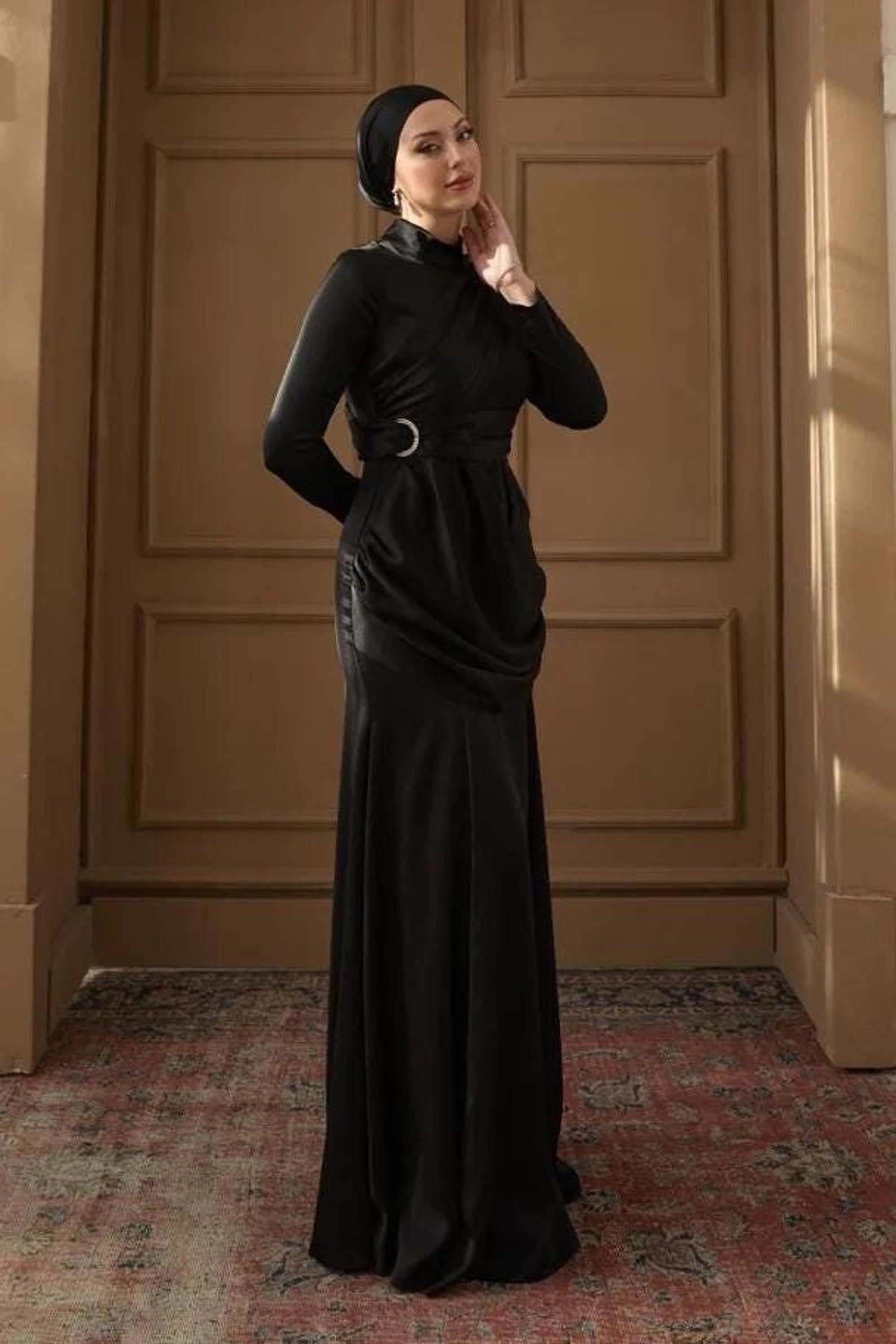 Modest Jewelled Hijab Dress,islamic Dress,hijab Dress,prom Dress ...