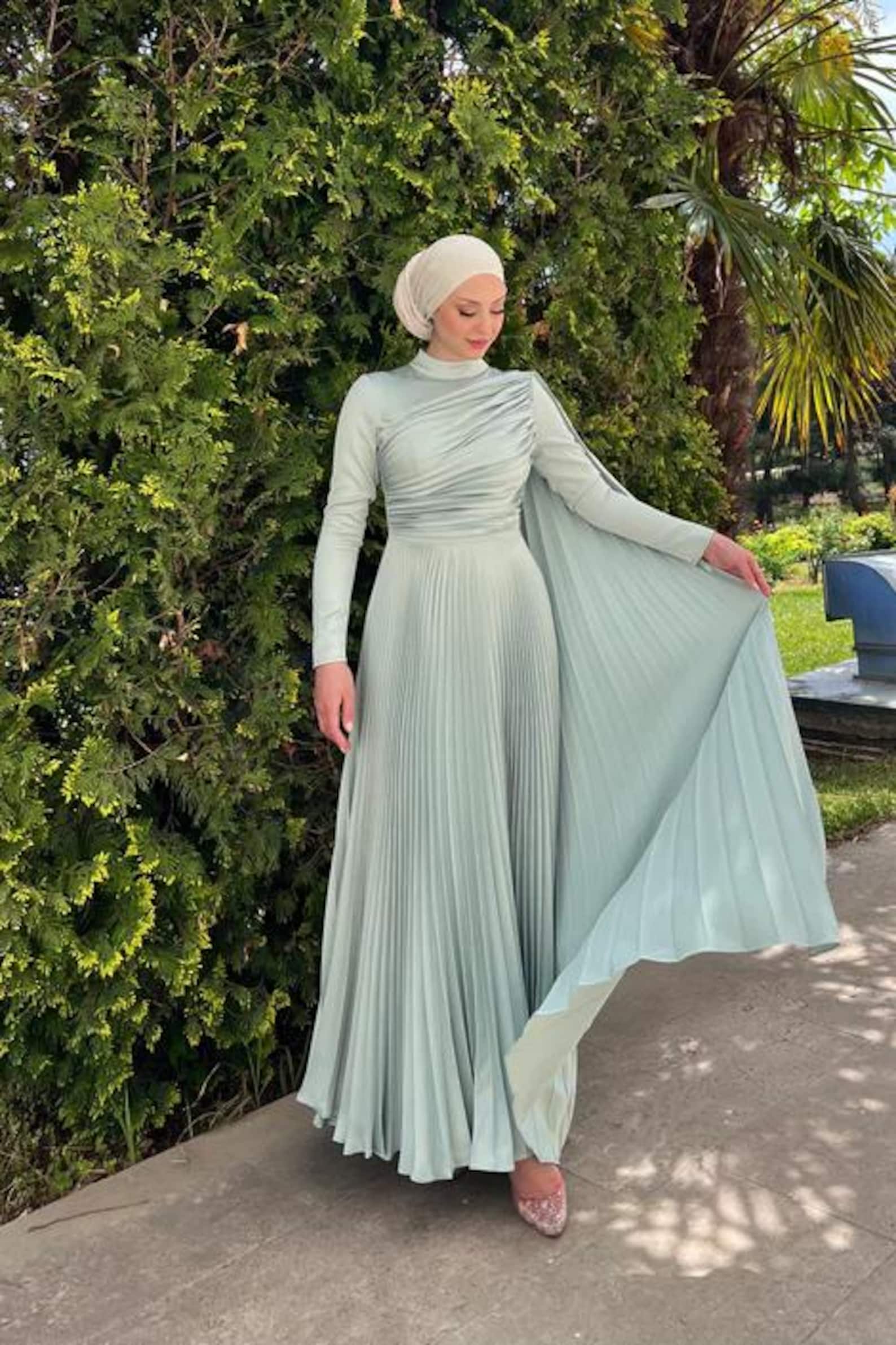 Nikkah Dress,modest Prom Dress,bridal Abaya, Hijab Dress,modest Prom ...