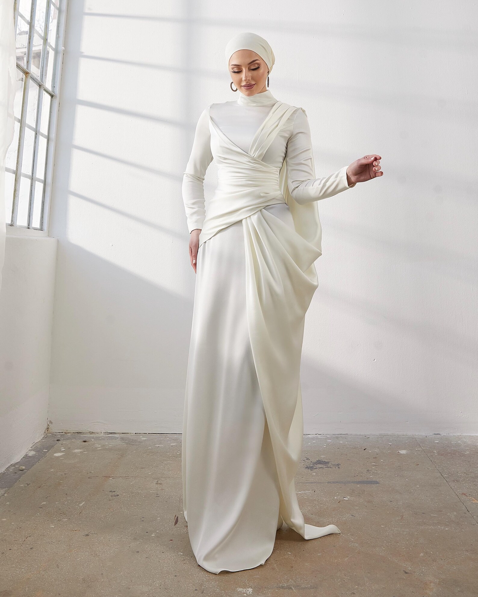 Muslim Wedding Dress, Evening Dress, Modest Formal Dress, Hijab Dress ...