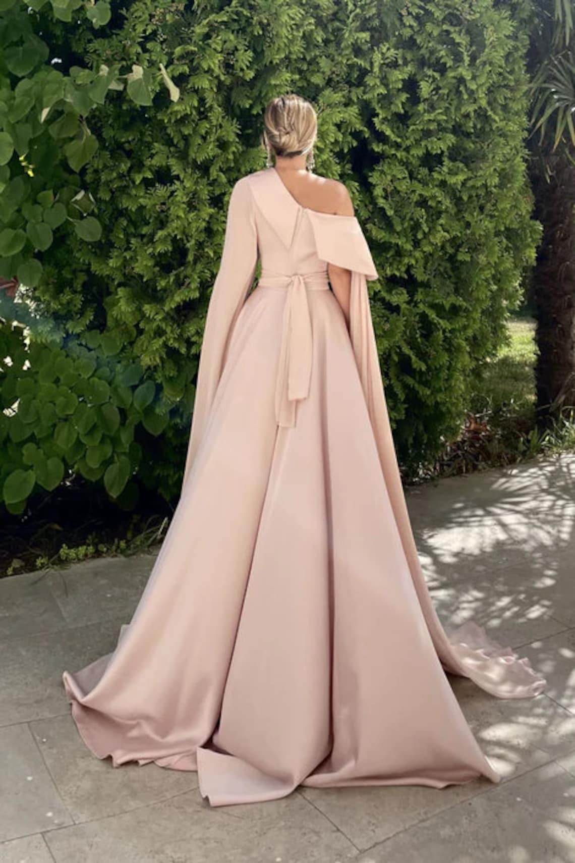 Modest Prom Dress Eid Dress, Islam Dress,modern Abaya,satin Abaya ...