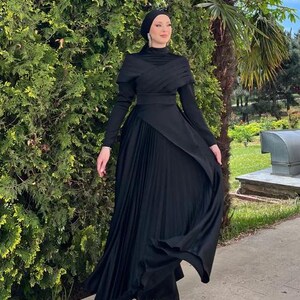 Muslim Wedding Dress,modest Prom Dress,bridesmaid Abaya, Hijab Dress ...