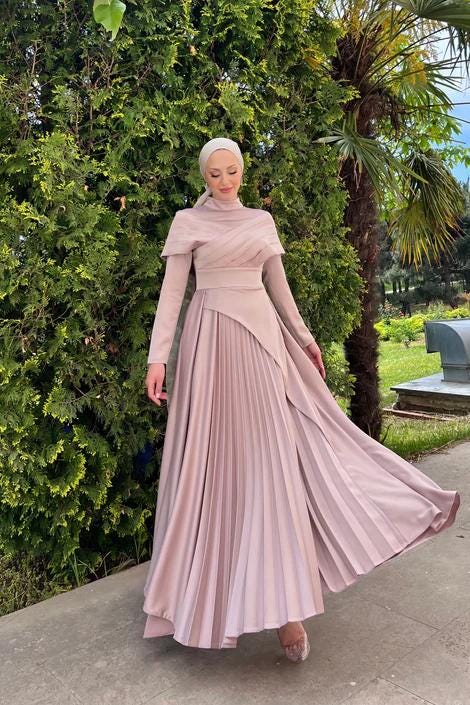 Muslim Wedding Dress,modest Prom Dress,bridesmaid Abaya, Hijab Dress ...