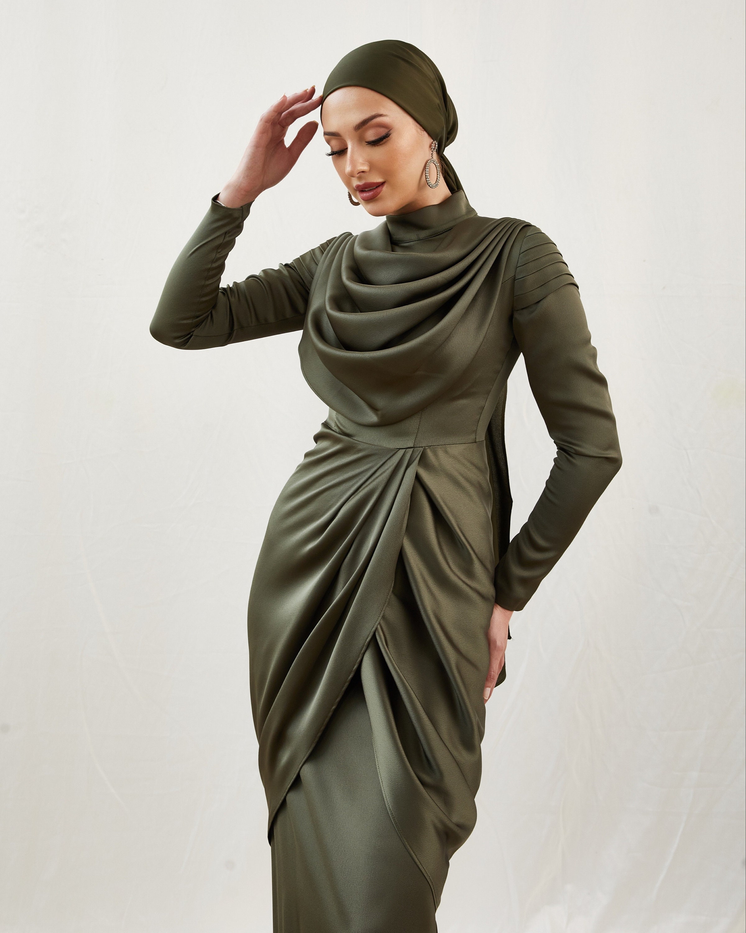 Muslim Wedding White Dress,nikkah Dress,islamic Dress,luxury Abaya ...