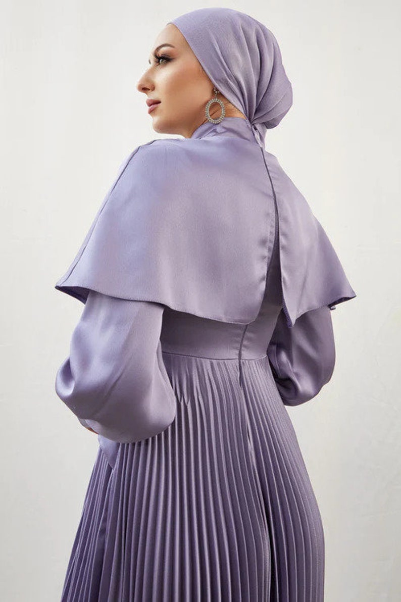 Lilac Abaya Dress,modest Prom Dress,luxury Abaya,islamic Dress,abaya ...