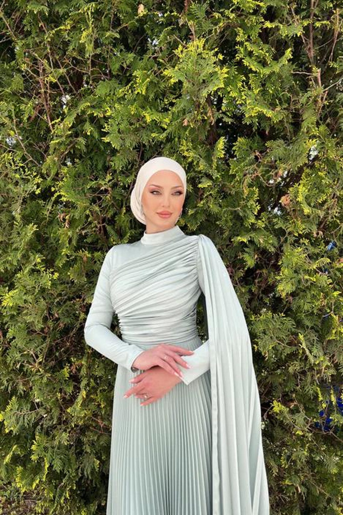Nikkah Dress,modest Prom Dress,bridal Abaya, Hijab Dress,modest Prom ...