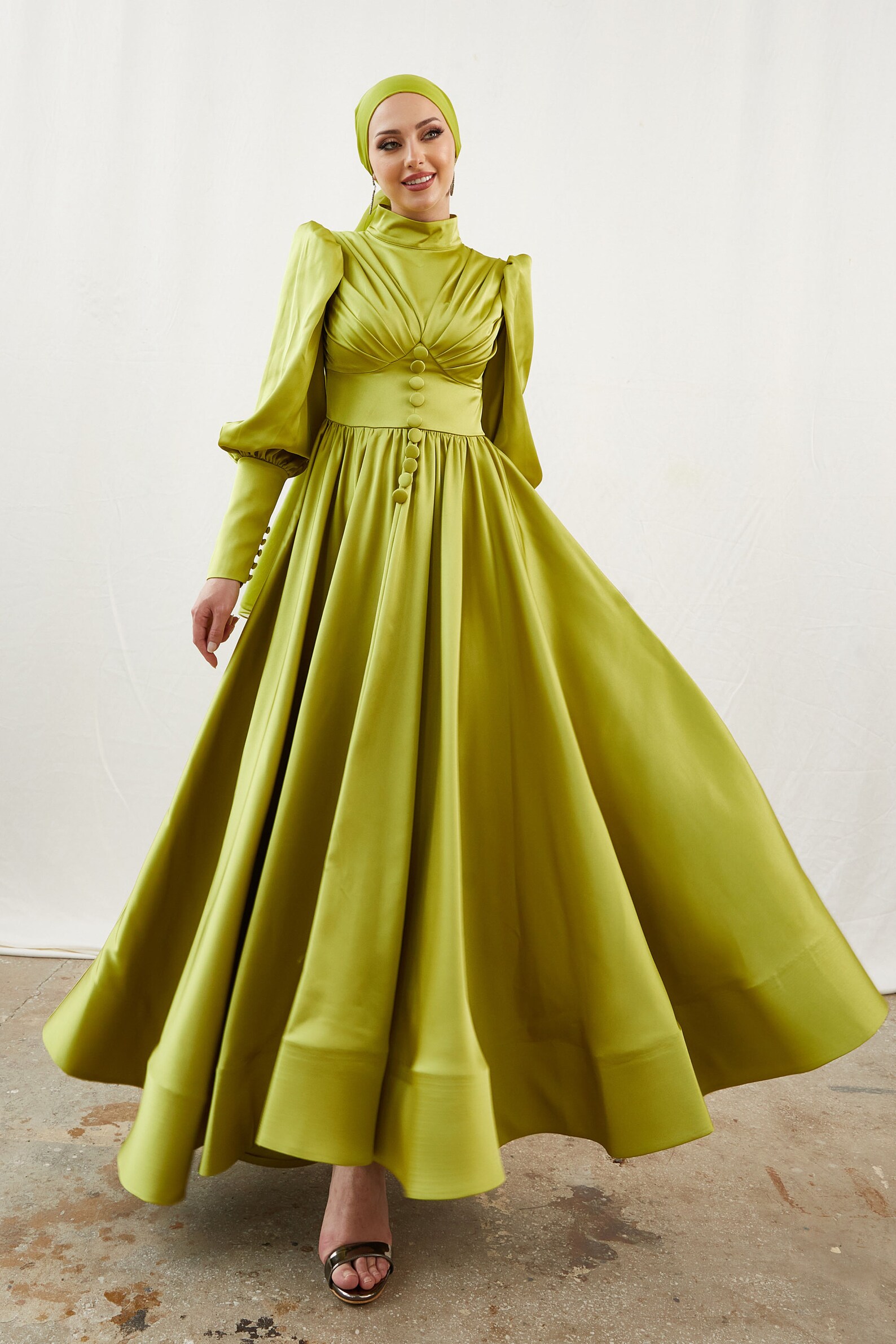 Muslim Wedding Abaya, Modest Formal Gown, Islamic Dress, Luxury Abaya ...