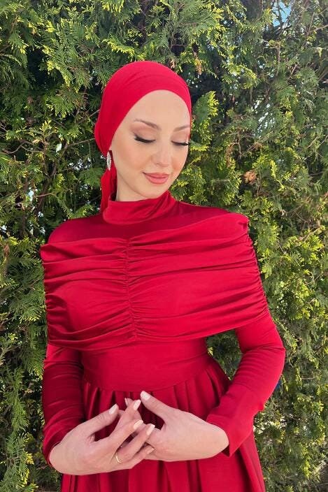 Modest Formal Dress,hijab Dress,nikkah Dress,dubai Abaya,wedding Dress ...