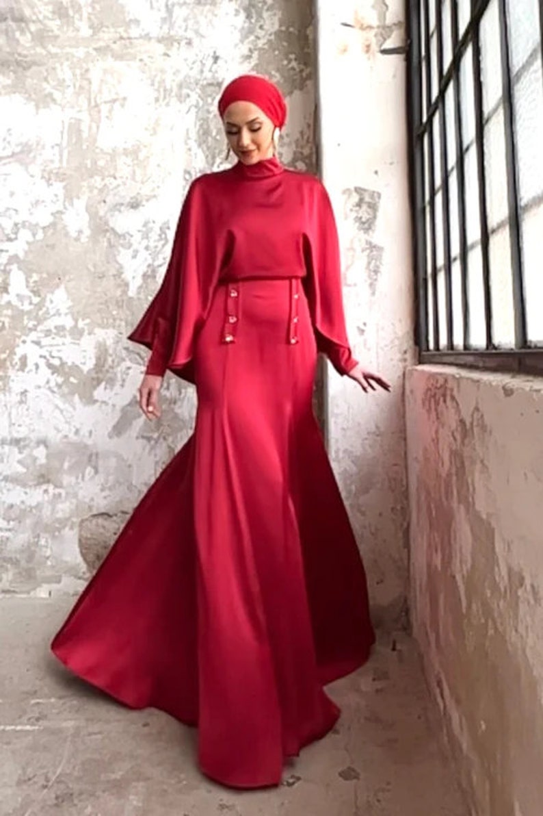 Abaya-islamic Clothing, Islamic Dress, Hijab Dress, Satin Abaya Dubai ...