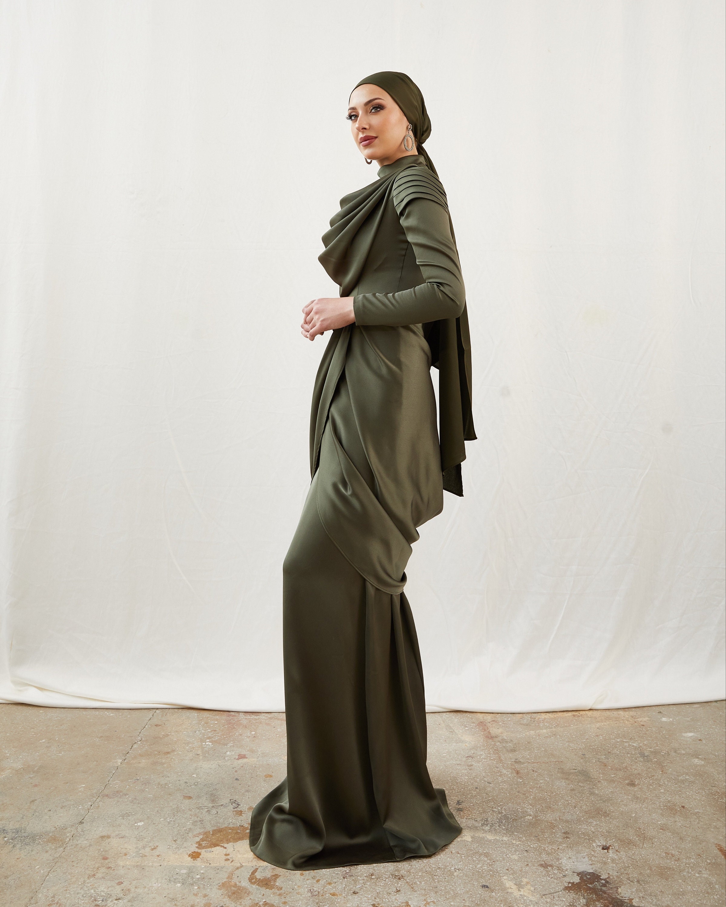 Muslim Wedding White Dress,nikkah Dress,islamic Dress,luxury Abaya ...