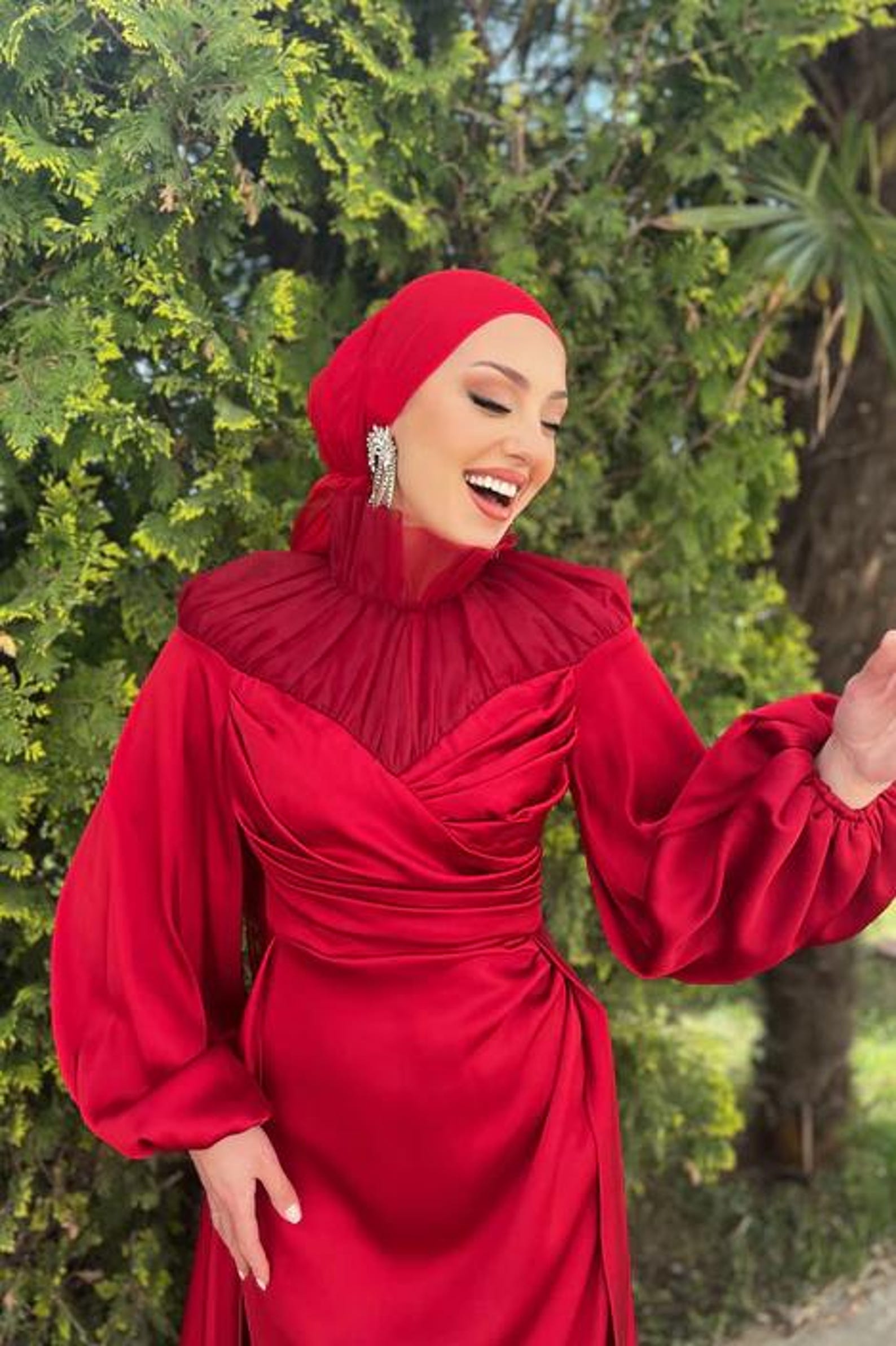 Modest Muslim Wedding Dress,islamic Prom Dress,bridesmaid Abaya, Hijab ...