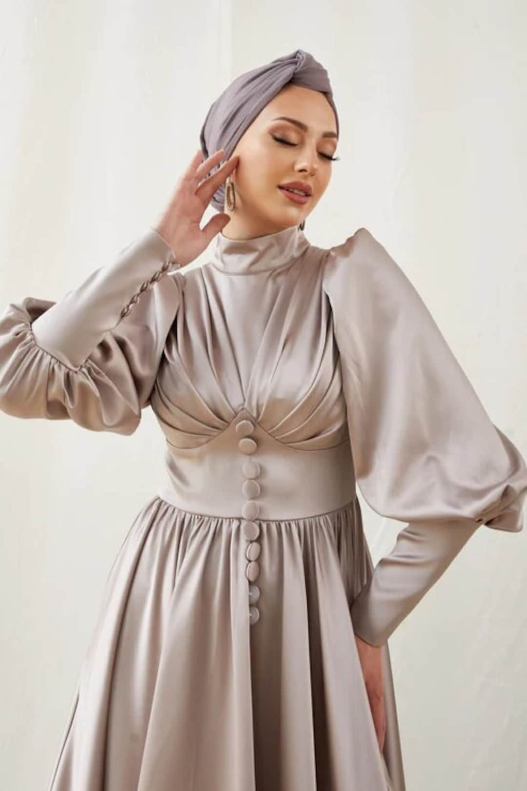 Muslim Wedding Abaya, Modest Formal Gown, Islamic Dress, Luxury Abaya ...