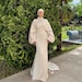 Bridal Abaya Nikkah Dress Modest Prom Dress Hijab Dress Muslim Wedding ...