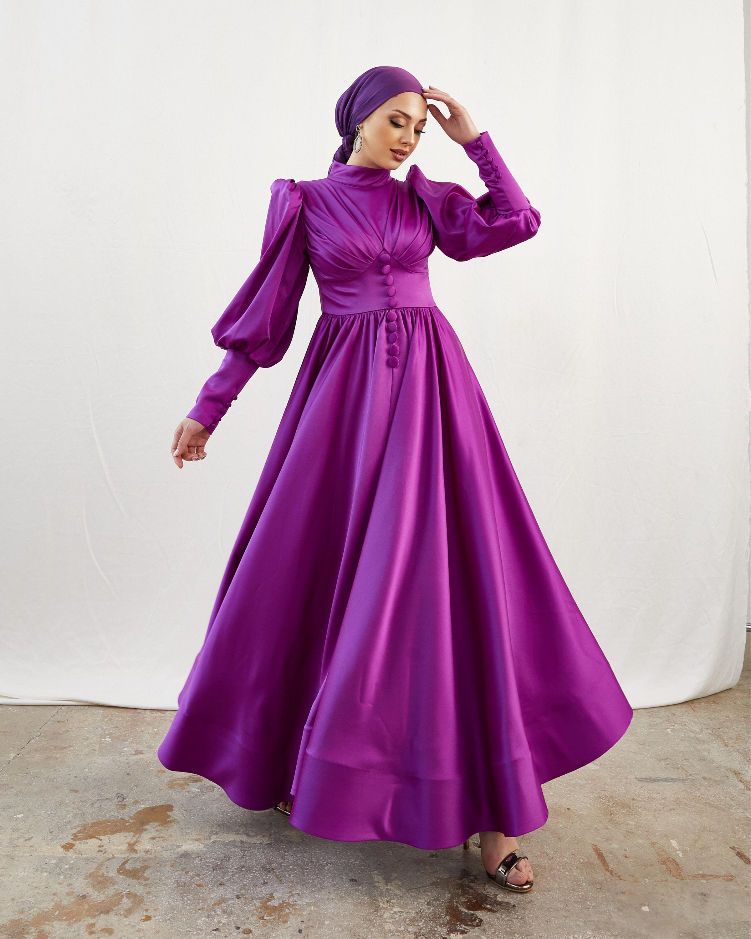 Muslim Wedding Abaya, Modest Formal Gown, Islamic Dress, Luxury Abaya ...