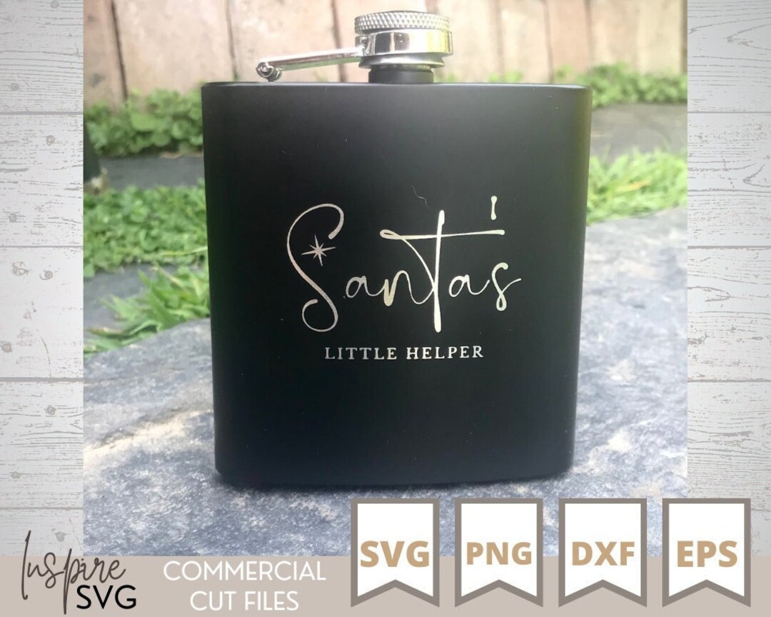 Flask SVG - PNG - Flask Graphic - Christmas Flask SVG - Cut File ...