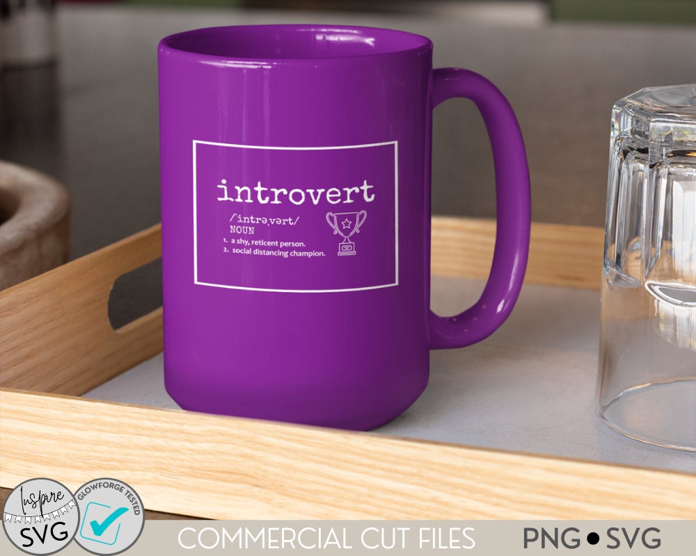 Introvert Definition SVG File Digital Download Vector - Etsy